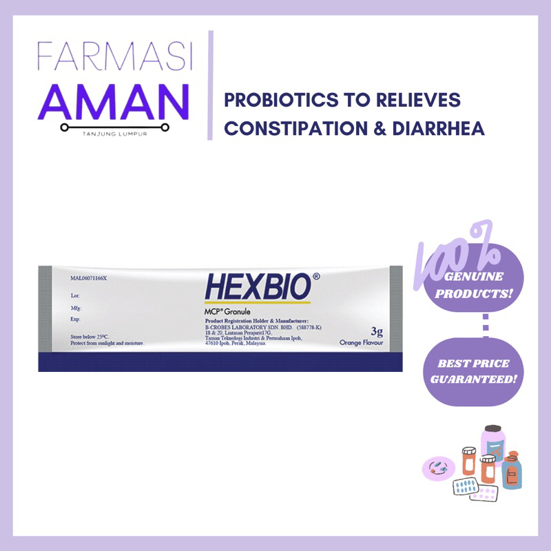 Hexbio MCP Granule 3g 1’s (Sachet) (Probiotic) | Shopee Malaysia