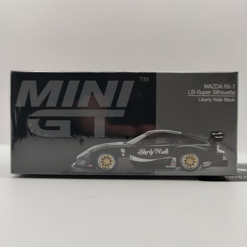 Mini GT Mazda RX 7 LB Silhouette Liberty Walk Black LBWK No 785 ...