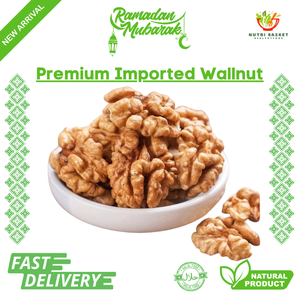 Premium Imported Walnut (USA) Walnut halal 100g 250g 500g 1KG | Shopee ...