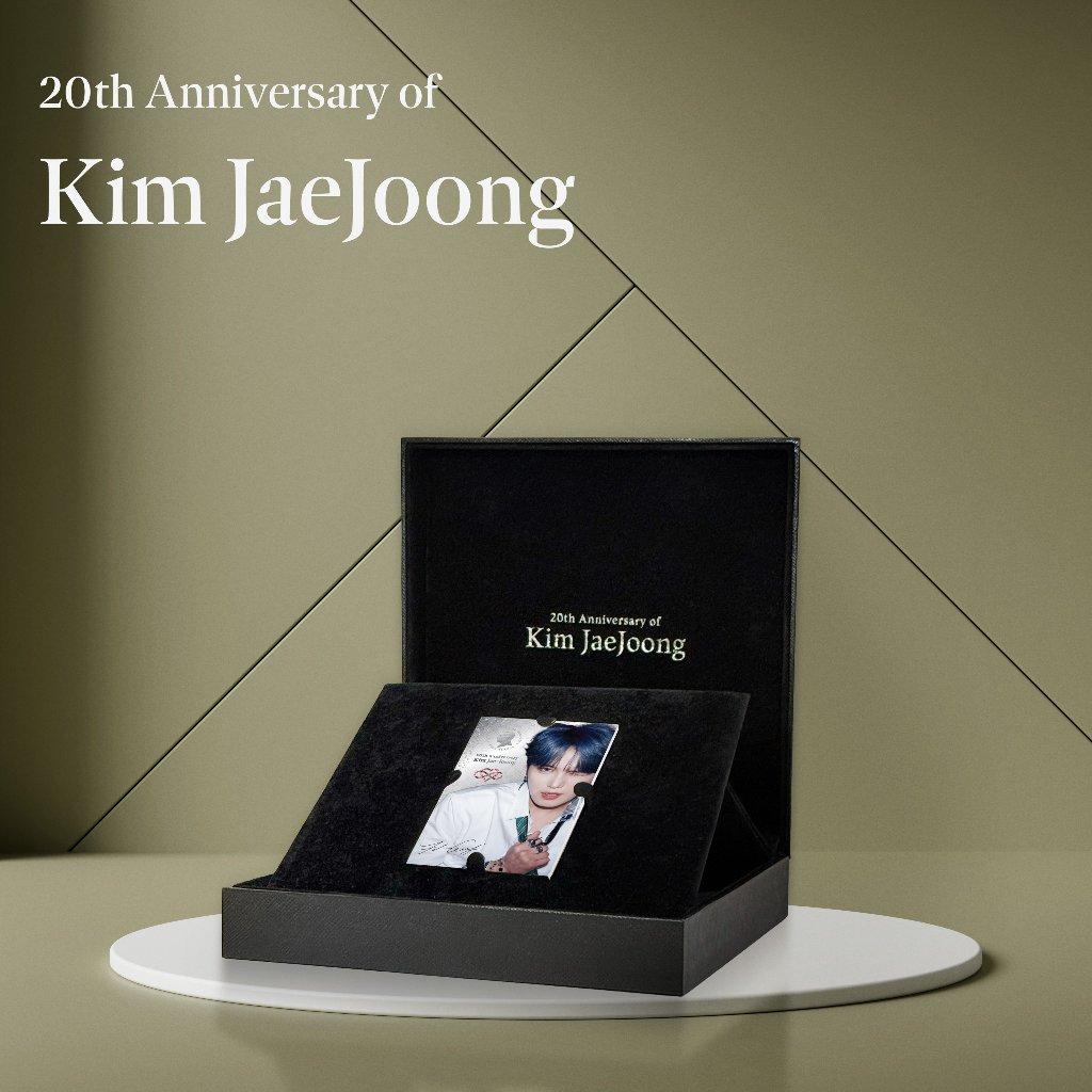[PO] KIM JAE JOONG - 20TH DEBUT ANNIVERSARY COMMEMORATIVE COIN PHOTO CARD | Shopee Malaysia