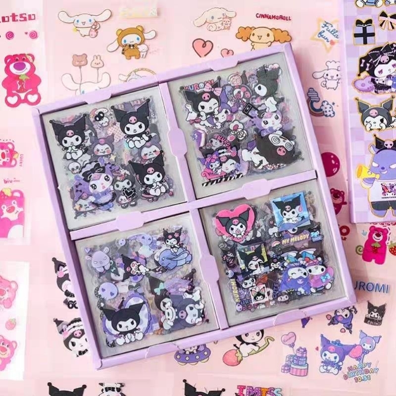 Kuromi PET sticker 100PCS cute kuromi stickers journal stickers set 100 ...
