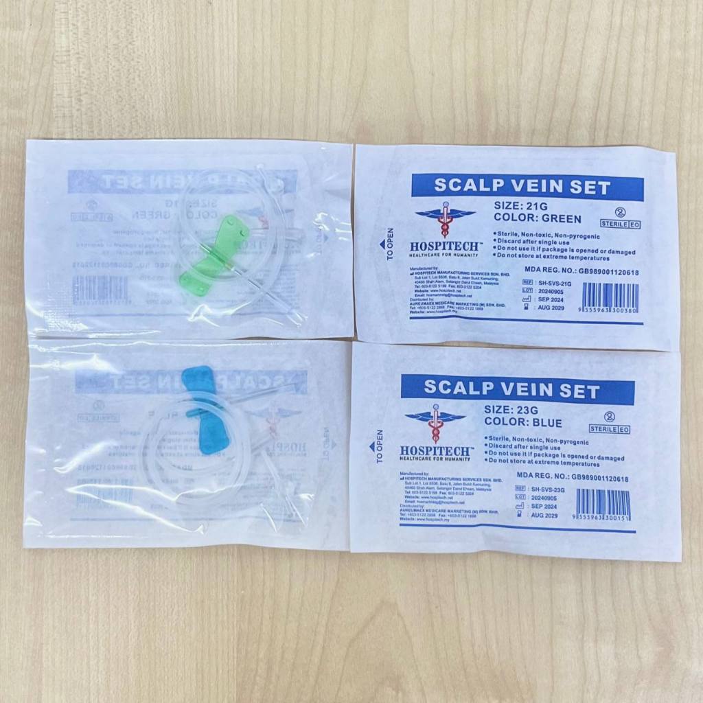 Medical Grade Scalp Vein Set Butterfly Needle 21G 23G Infusion Set Drip ...