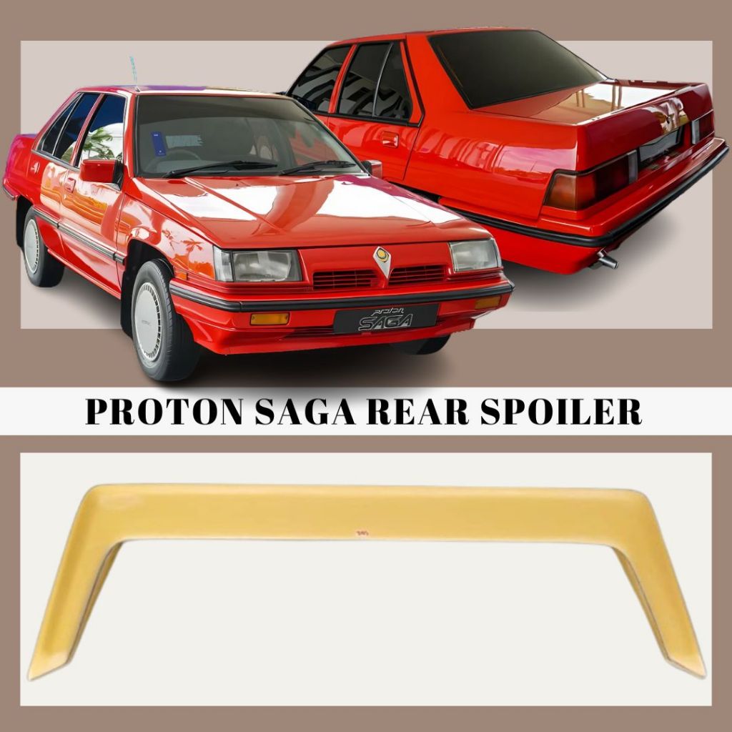 PROTON SAGA REAR SPOILER | Shopee Malaysia
