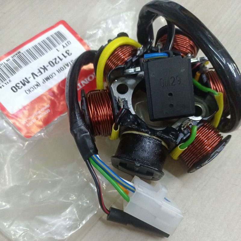 HONDA EX5 DREAM/W100/W100R Stator Coil / Fuel Coil / Magnet Coil KICK ...