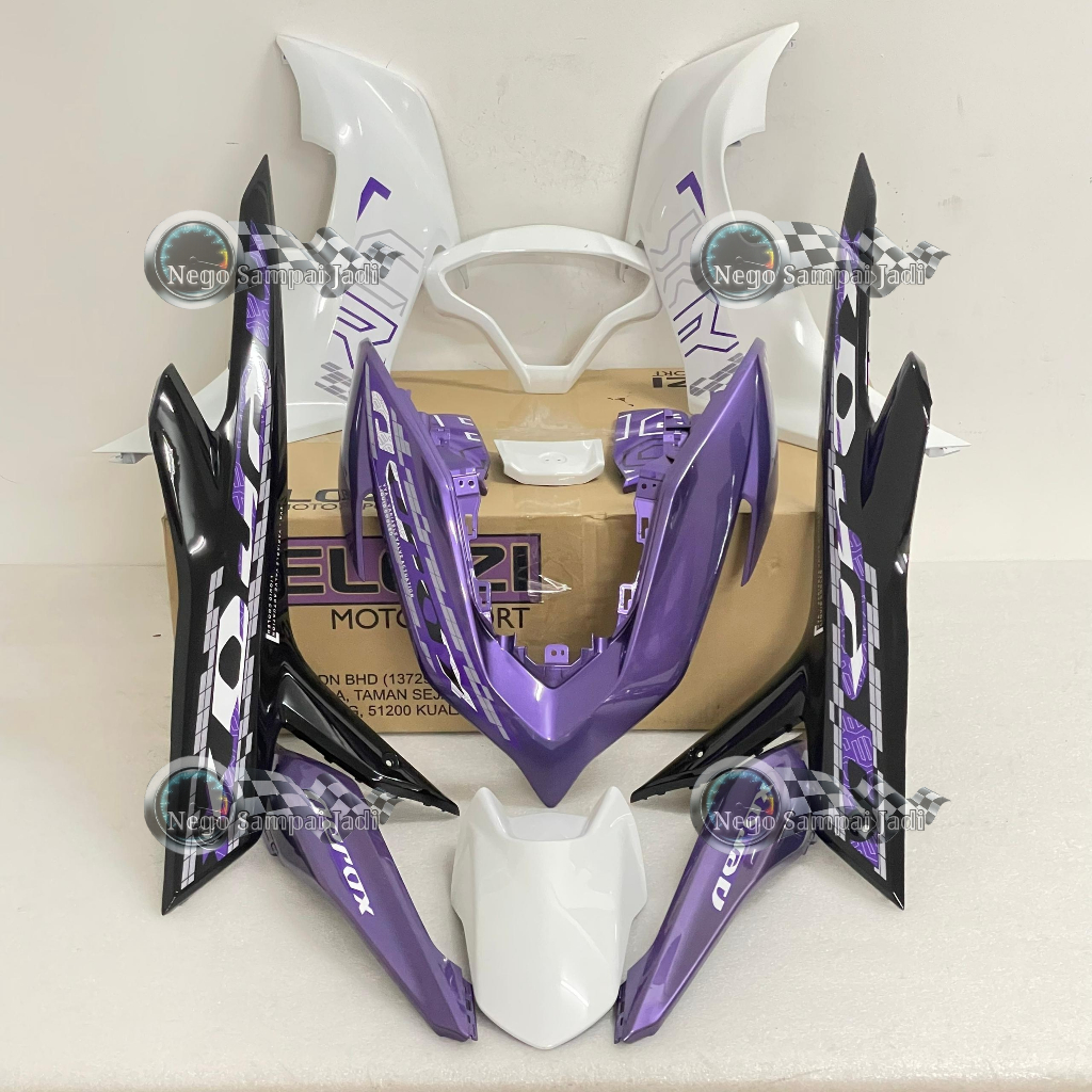 VELOZI BODY COVER SET AEROX BPM1 WHITE FOR NVX V2 | Shopee Malaysia