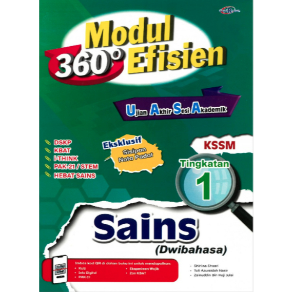 Modul 360 Efisien KSSM Sains Tingkatan 1-Dwibahasa | Shopee Malaysia
