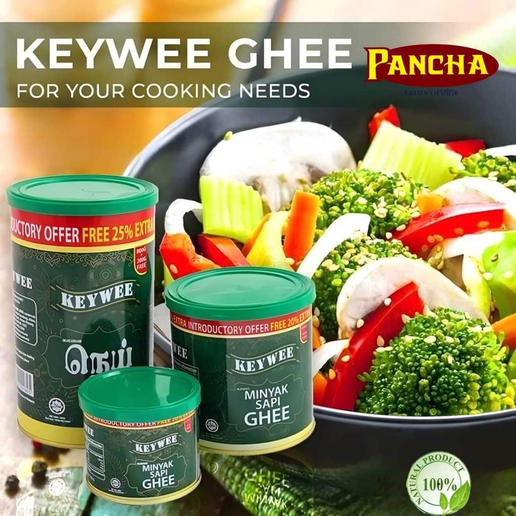 Keywee Ghee / Minyak Sapi Keywee / Pure classified butter 1 kg and 125g ...