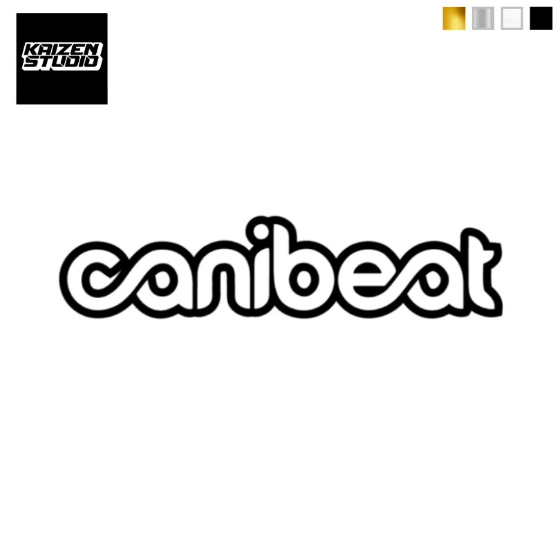 KAIZEN STUDIO Canibeat Outline JDM Car Decal Sticker Cermin Kereta ...