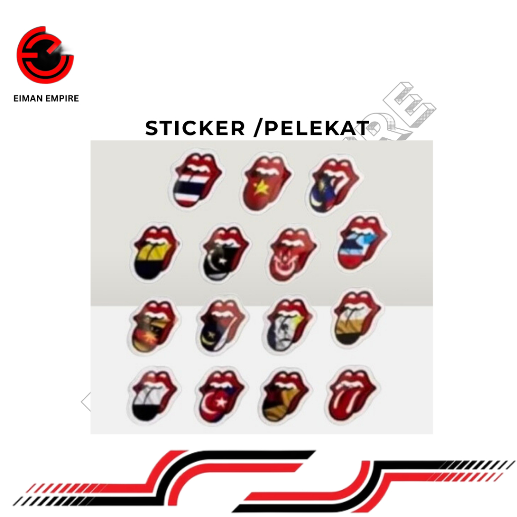 STICKER- FLAG BENDERA NEGERI /STICKER SELANGOR/JOHOR/MELAKA/PENANG ...