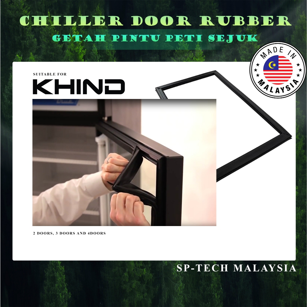 DC228 DC348 KDC238 KDS350 KDS553 KHIND SHOWCASE CHILLER DOOR RUBBER ...