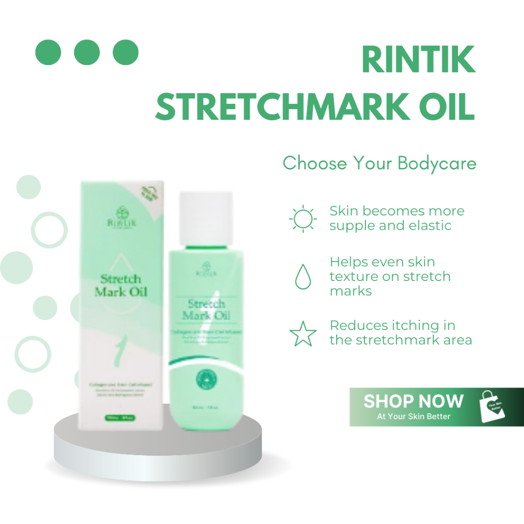 Rintik Stretch Mark Oil - Stretch Mark Remover - Stretch Mark Cream ...