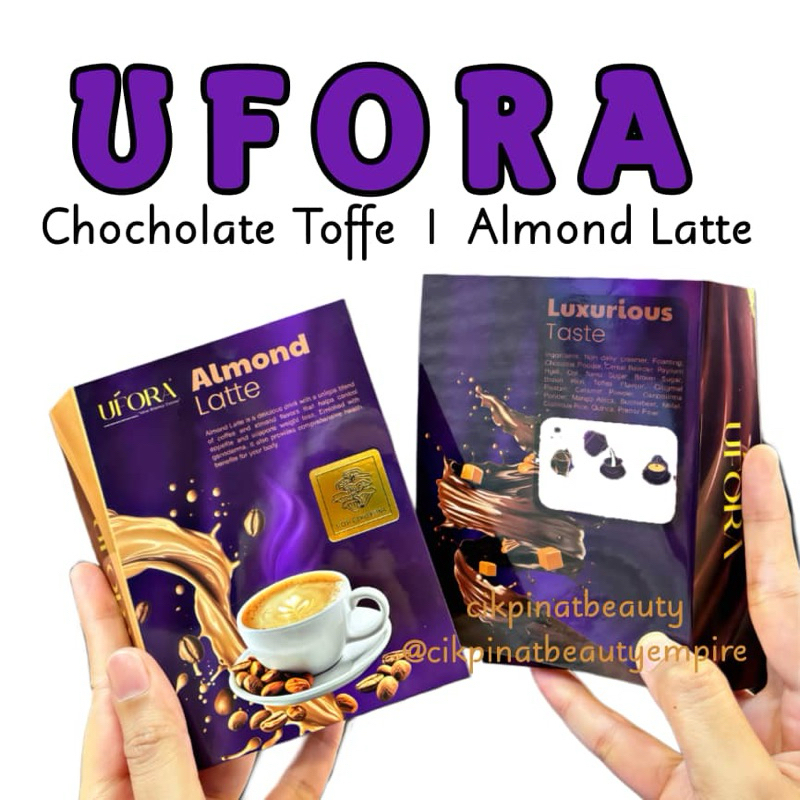 UFORA CHOCOLATE TOFFEE | UFORA ALMOND LATTE | UFORA DRINK POWDER ...