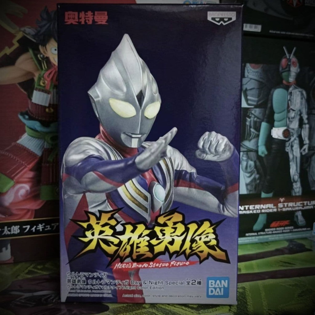 Banpresto Ultraman Hero's Brave Statue Figure Night Special Red Ver ...