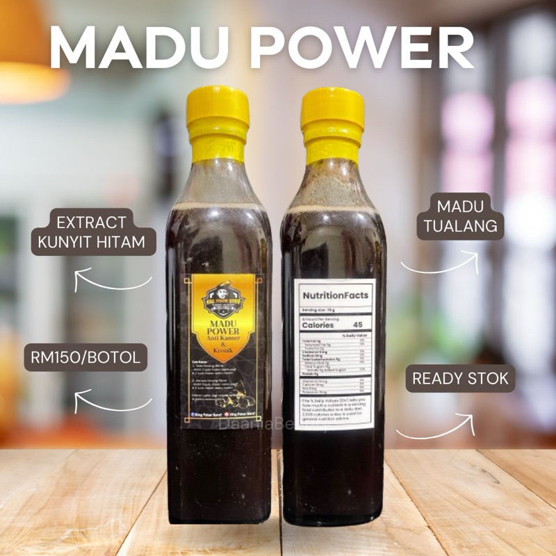 Madu Power Direct HQ King Pakar Saraf ORIGINAL FAST SHIPPING | Shopee ...
