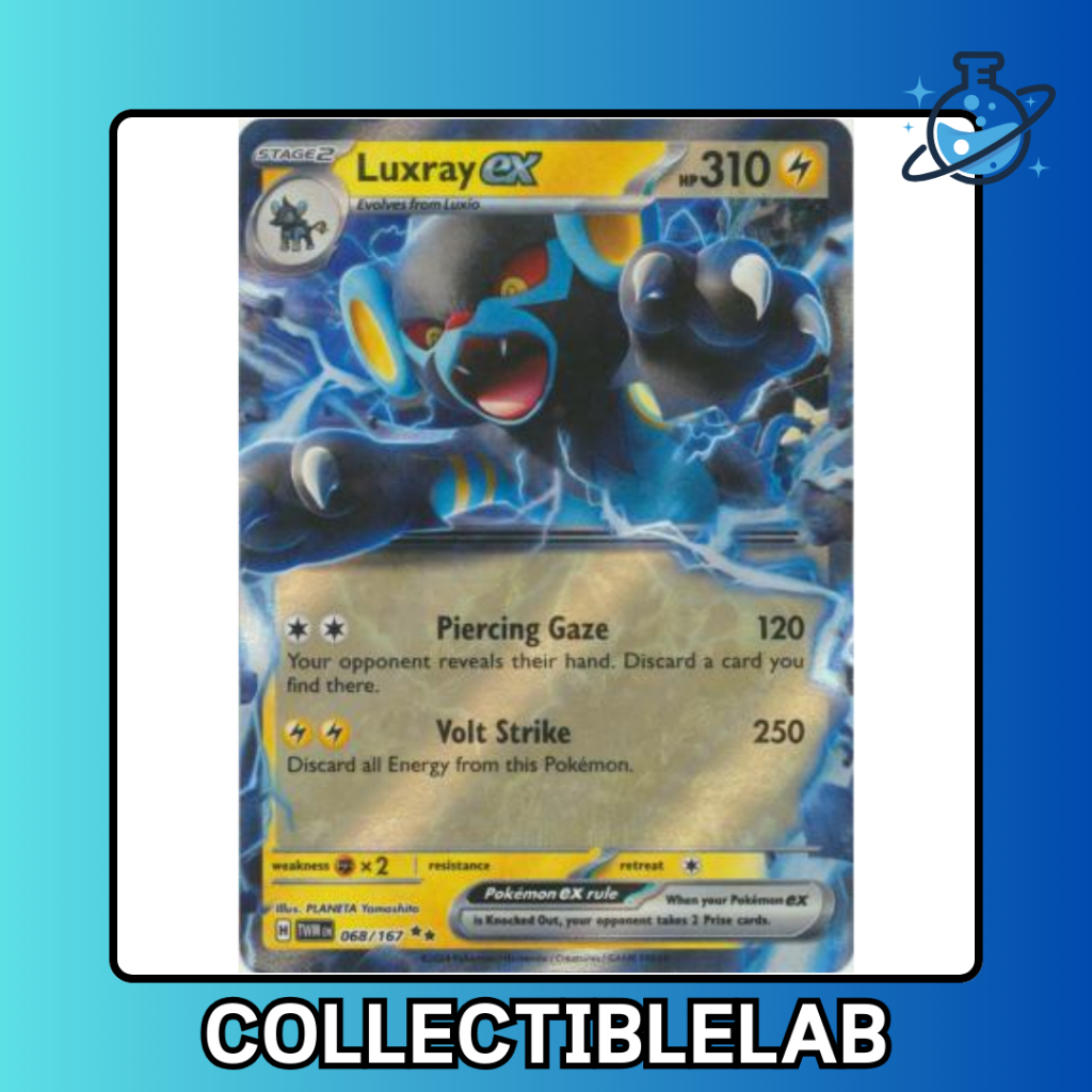 Luxray ex - 068/167 - Ultra Rare Scarlet and Violet: Twilight ...