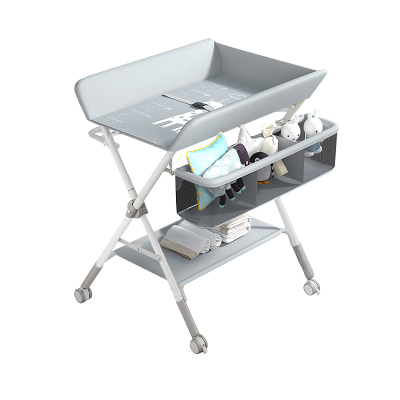 Diaper-Changing Table Baby Care Desk Portable Multifunctional Foldable ...