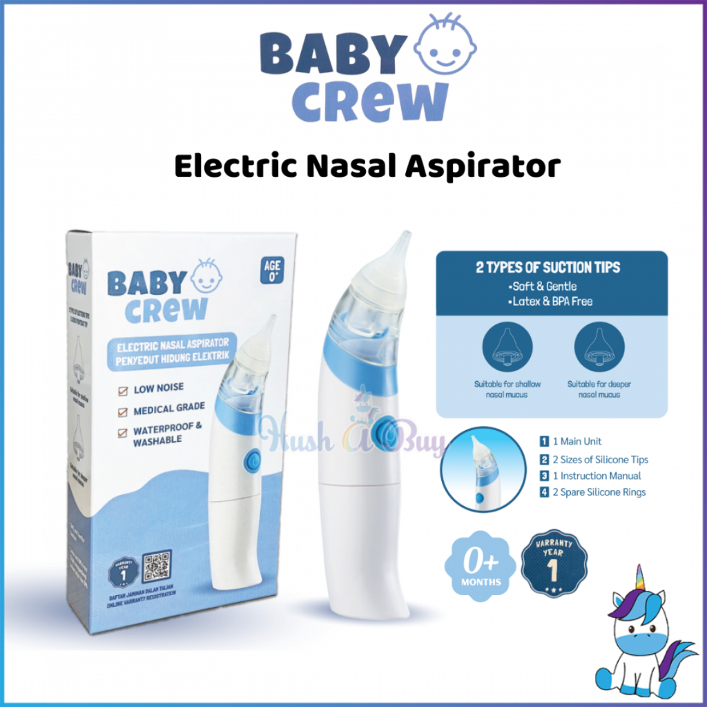 BABY CREW Electric Nasal Aspirator - Age 0+months (1 years warranty ...
