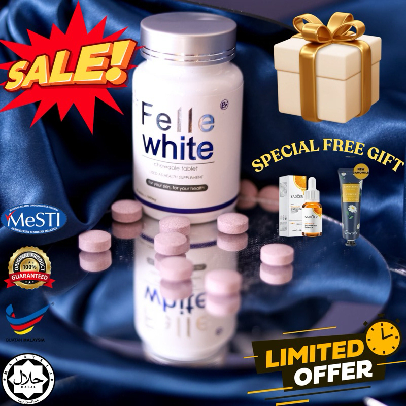 🔥FELLEWHITE CERAH PUTIH SPECIAL FREE GIFT | Shopee Malaysia