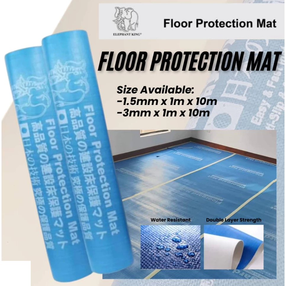 Floor Protection MAt - 1.5mm x 1 meter x 10 meter | Shopee Malaysia