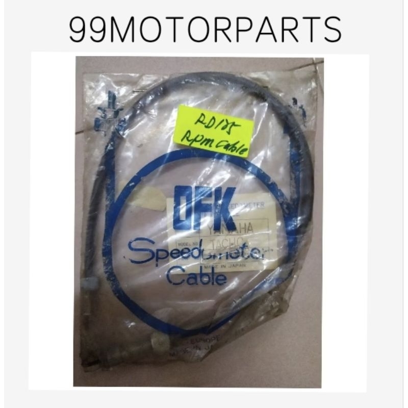 TACHOMETER CABLE RPM CABLE YAMAHA RD125 SPEEDOMETER CABLE TALI METER ...