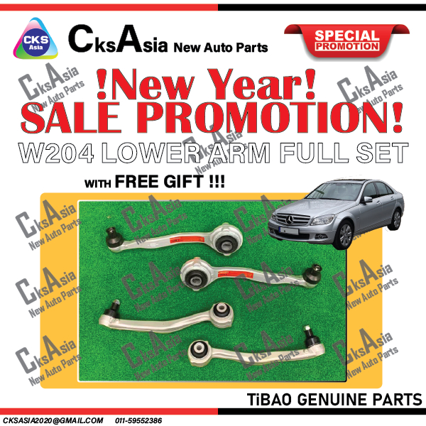 (TiBAO) MERCEDES BENZ W204 C200 FRONT CONTROL LOWER ARM FULL SET (PRICE ...