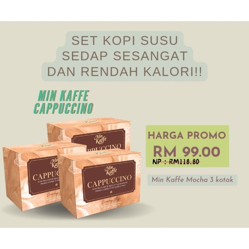 NEW PRODUCT 🔥 MIN KAFFE CAPPUCCINO (MINUM TANPA RASA BERSALAH) | Shopee ...