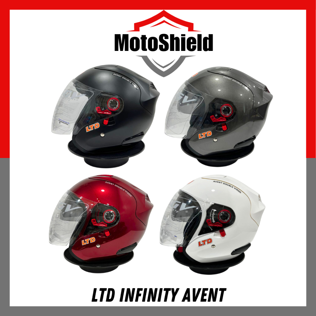LTD Infinity RAM Double Visor Helmet Motorcycle 100% Original SIRIM ...