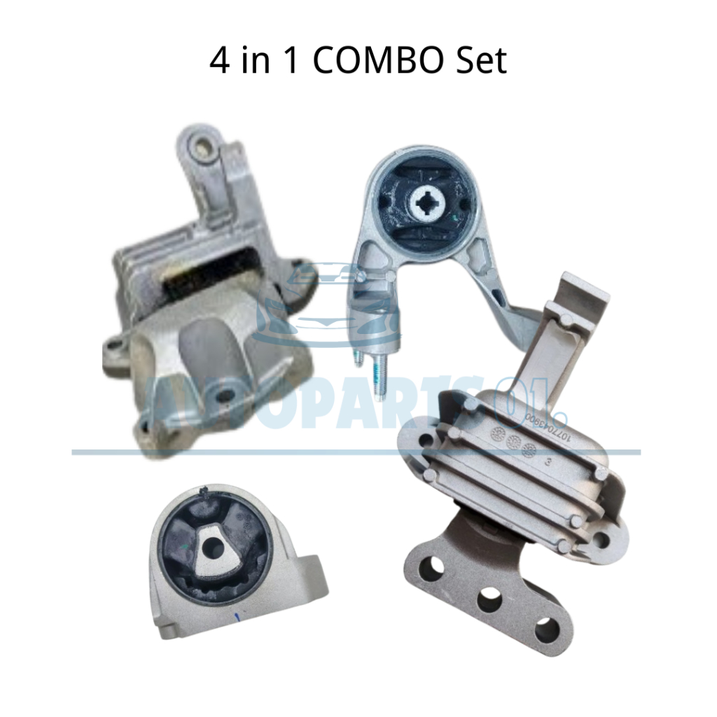 [4 IN 1 COMBO SET] Engine Mounting for Proton X70 1.8 TURBO 7 Speed DCT ...