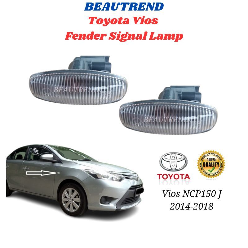 Toyota Vios NCP150 Signal Fender Lampu Signal Kereta Keli NCP151 J 2014 ...