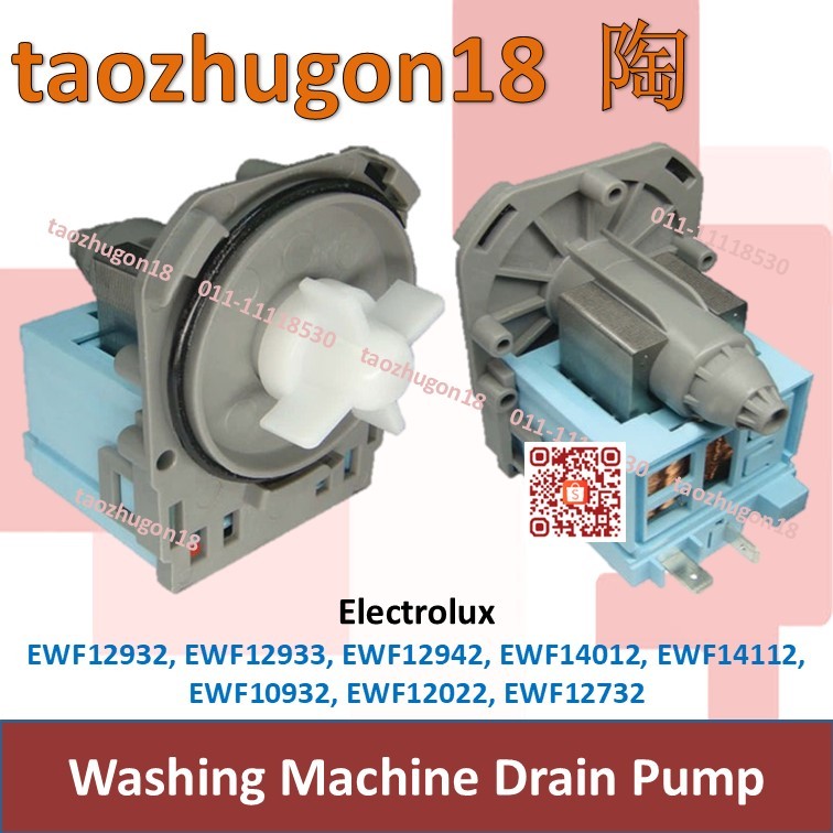 Electrolux Washing Machine Drain Pump Motor EWF12932 EWF12933 EWF12942 ...