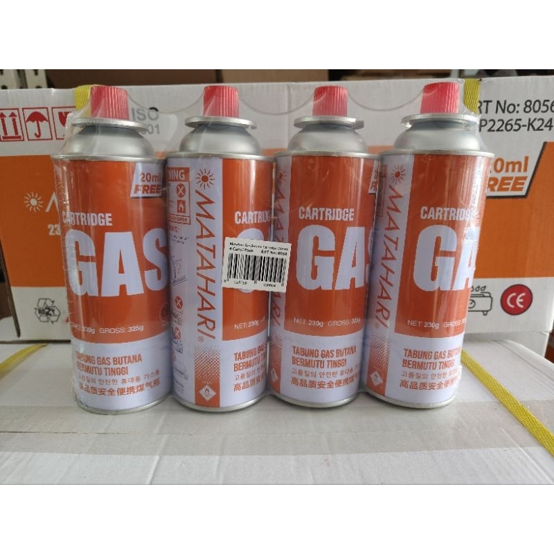 Butane Gas / Gas Cartridge 230g 4in1 (Made in Korea) | Shopee Malaysia