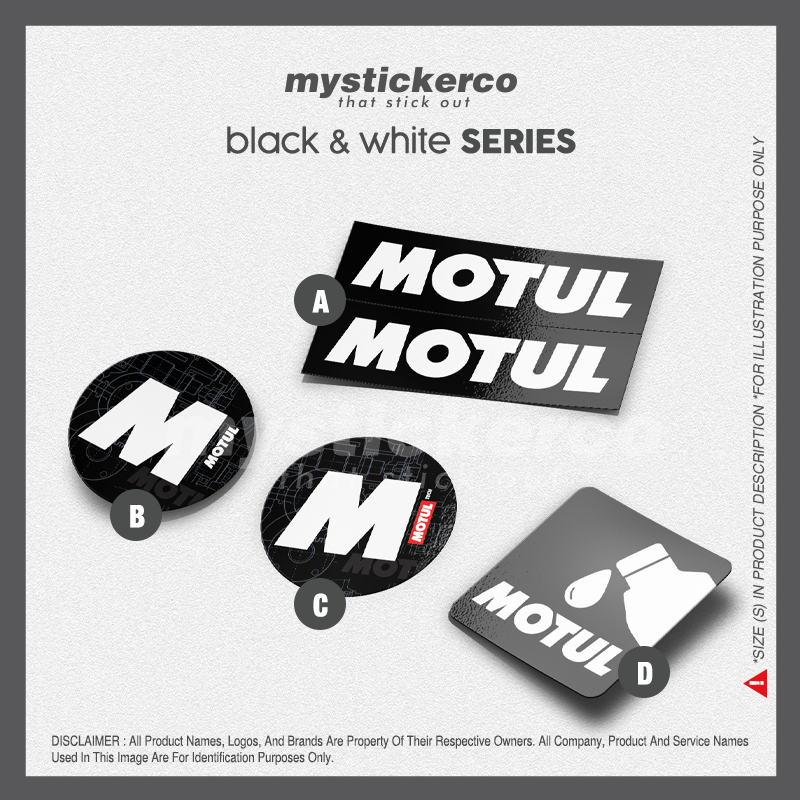 Sticker : BW Series – Motul | Shopee Malaysia
