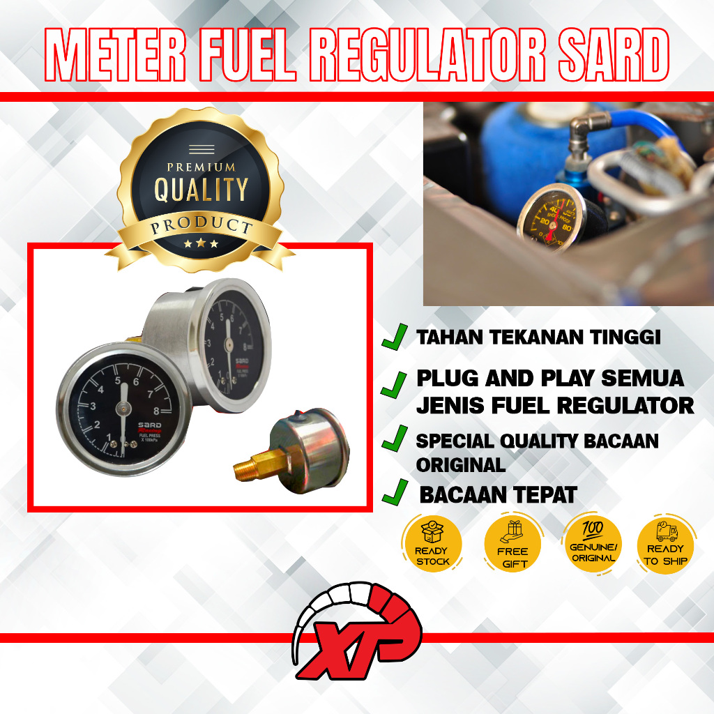 Sard Fuel Pressure Regulators METER Fuel Regulator OIL FILLED Meter ...