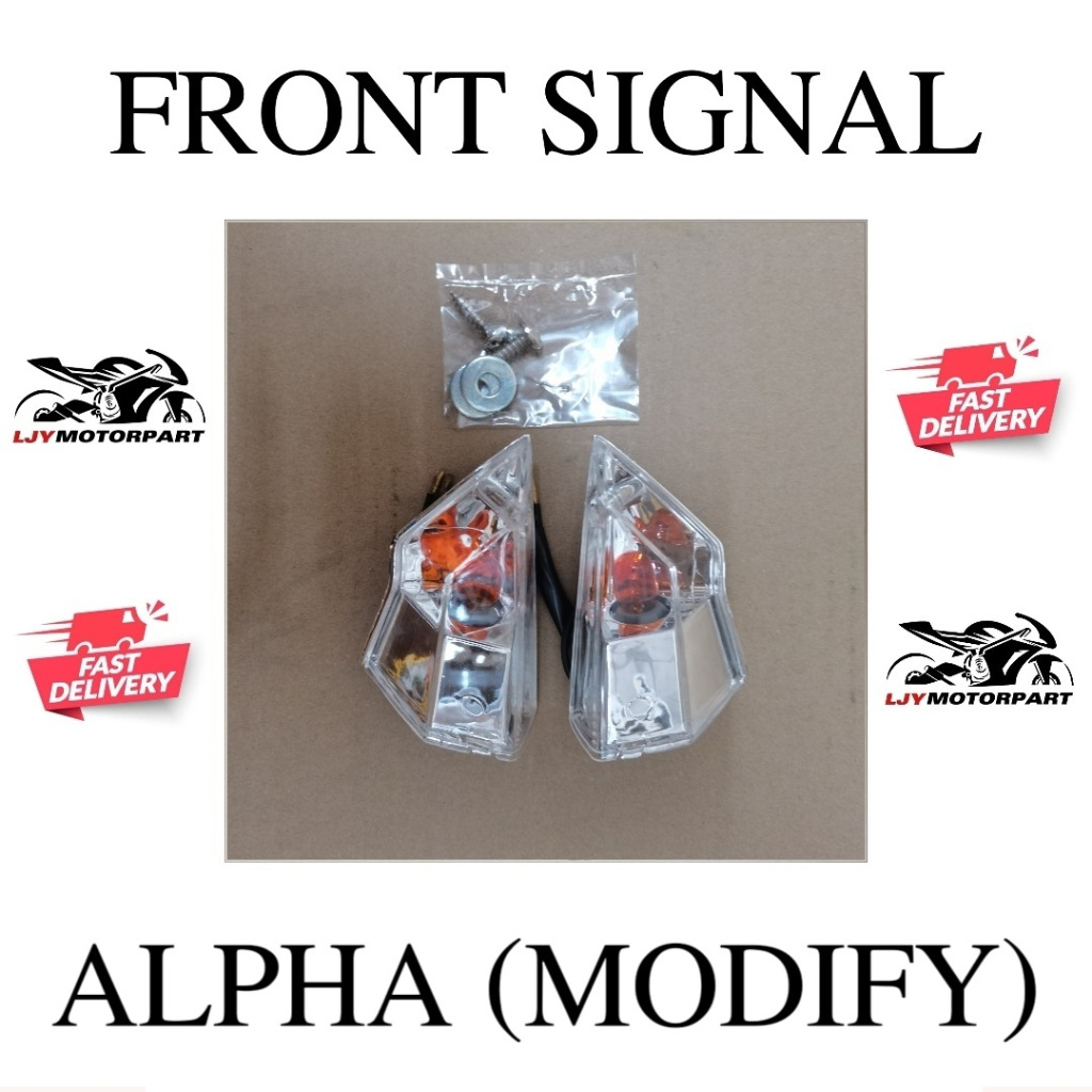 HONDA ALPHA MODIFY FRONT SIGNAL SIGNAL DEPAN | Shopee Malaysia