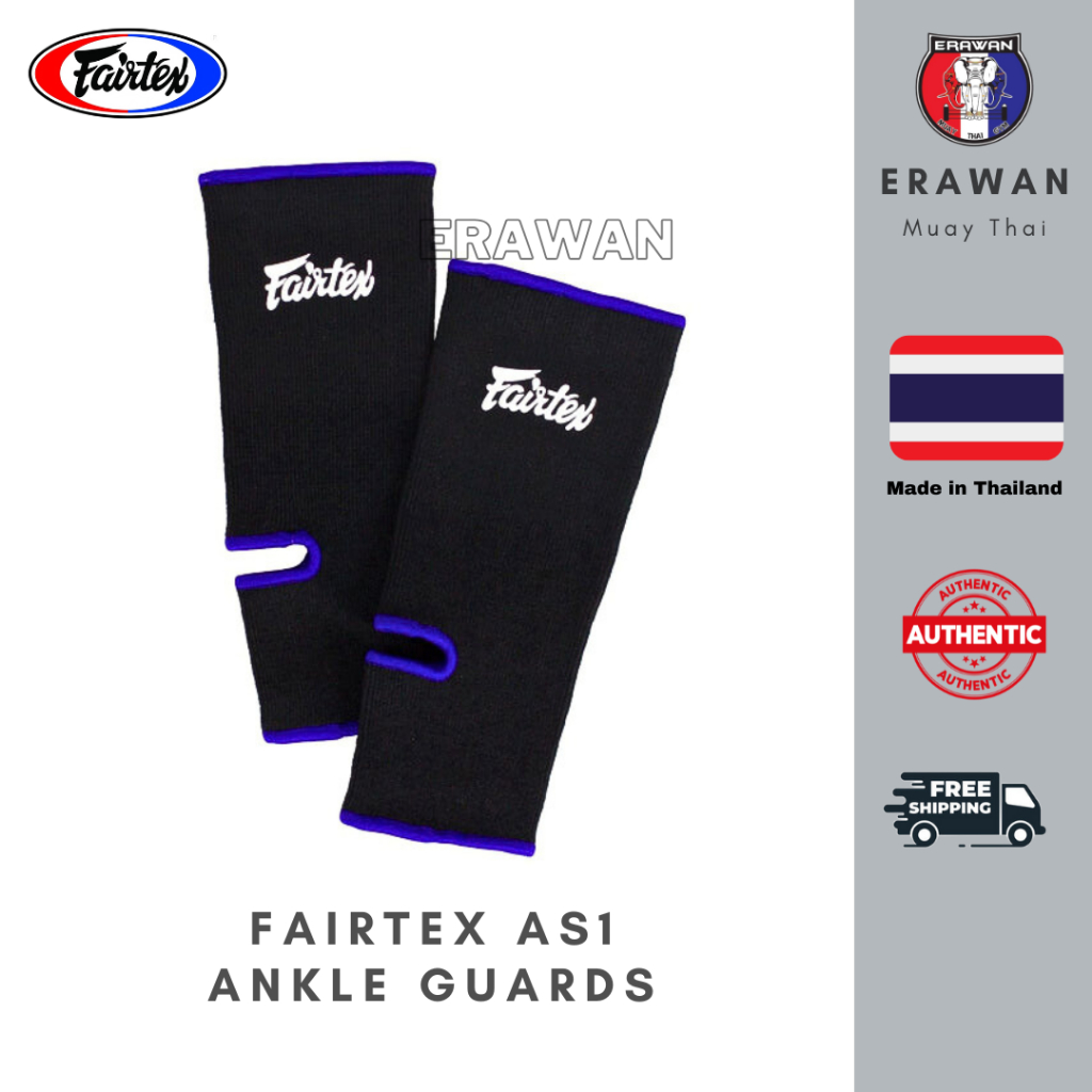 Fairtex AS1 Ankle Guards / Muay Thai / Kickboxing Ankle Support ...