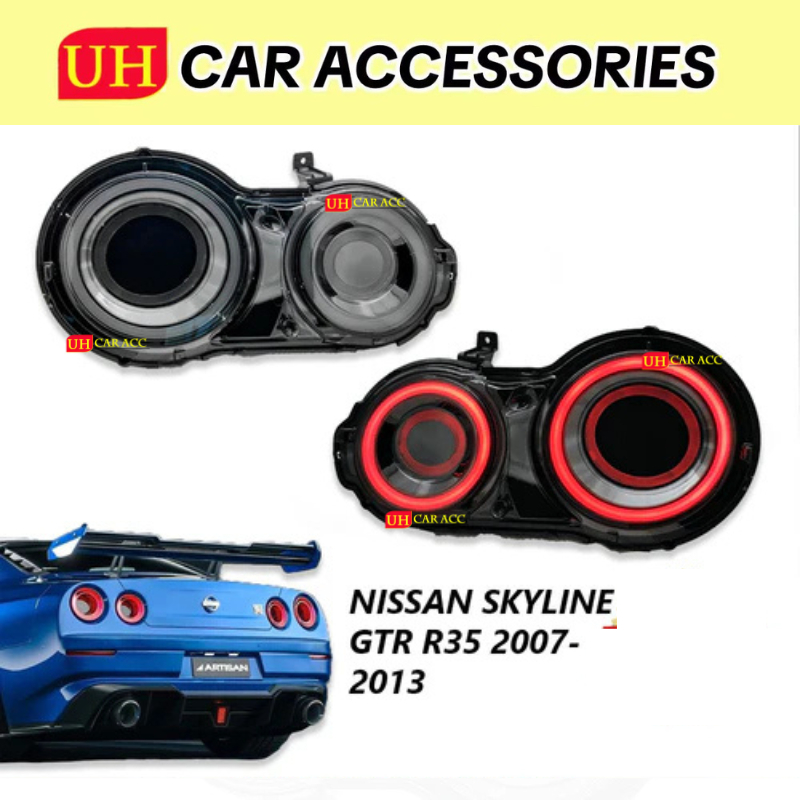 NISSAN SKYLINE GTR R35 2007-2013 WELCOME LIGHT LED TAIL LAMP | Shopee ...