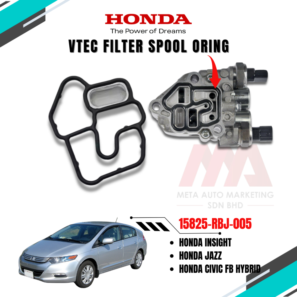 HONDA VTEC FILTER SPOOL VTEC ORING (INSIGHT JAZZ CIVIC FB HYBRID)15825 ...