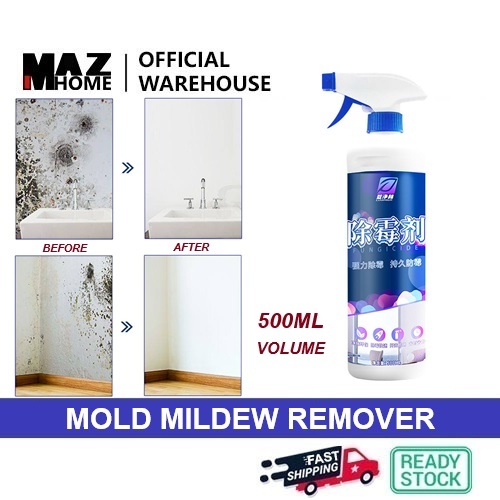 Wall Mildew Remover Spray 500ml Wall Fungus Remover Spray Anti Fungus ...
