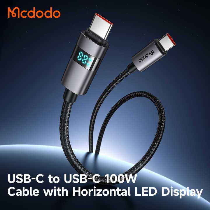 Mcdodo Cable Type C To Type C 100W USB C Data Cable | Shopee Malaysia