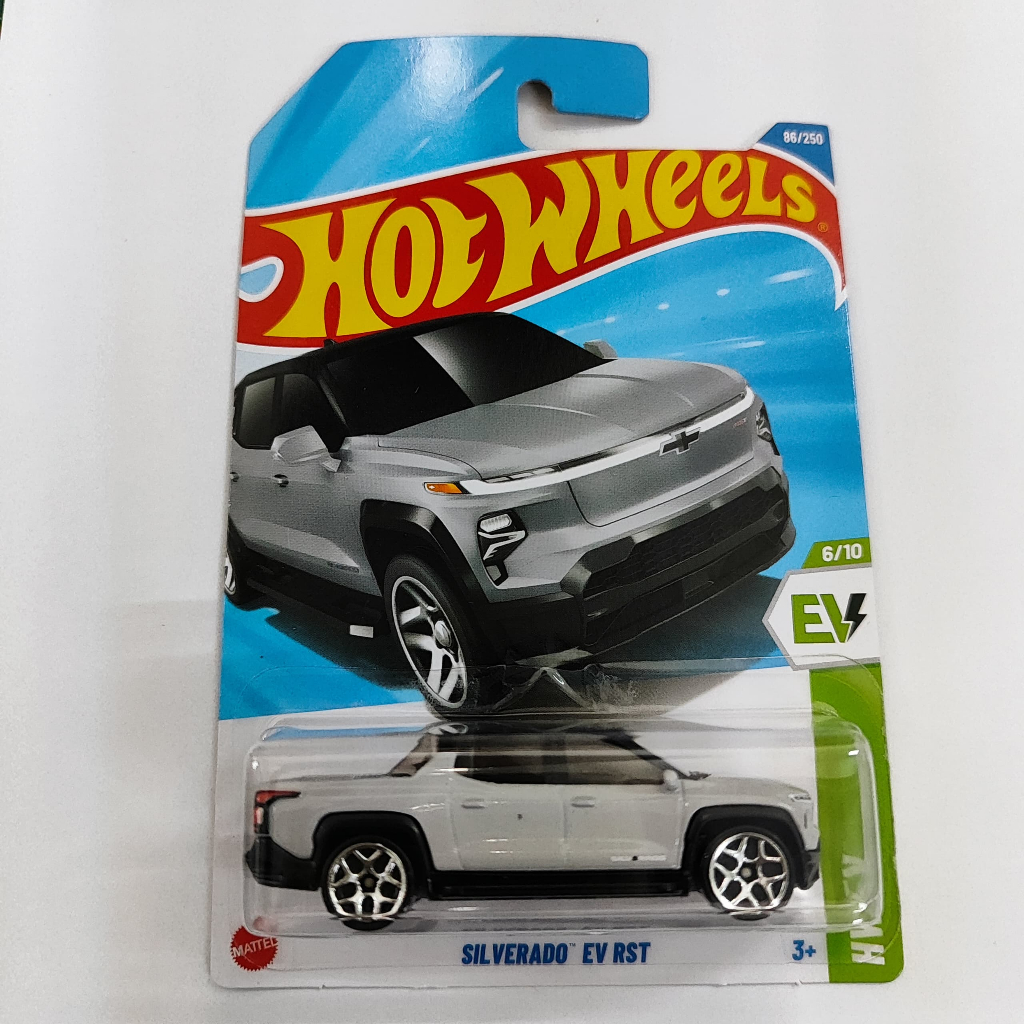 Hot Wheels Silverado EV RST (Grey) | Shopee Malaysia
