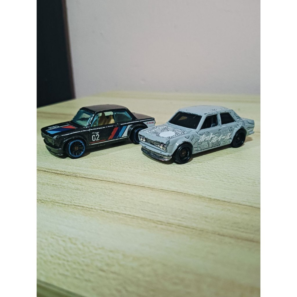 Hotwheels BMW 5 and 71 Datsun Bluebird 510 Pack Car Meet Loose | Shopee ...