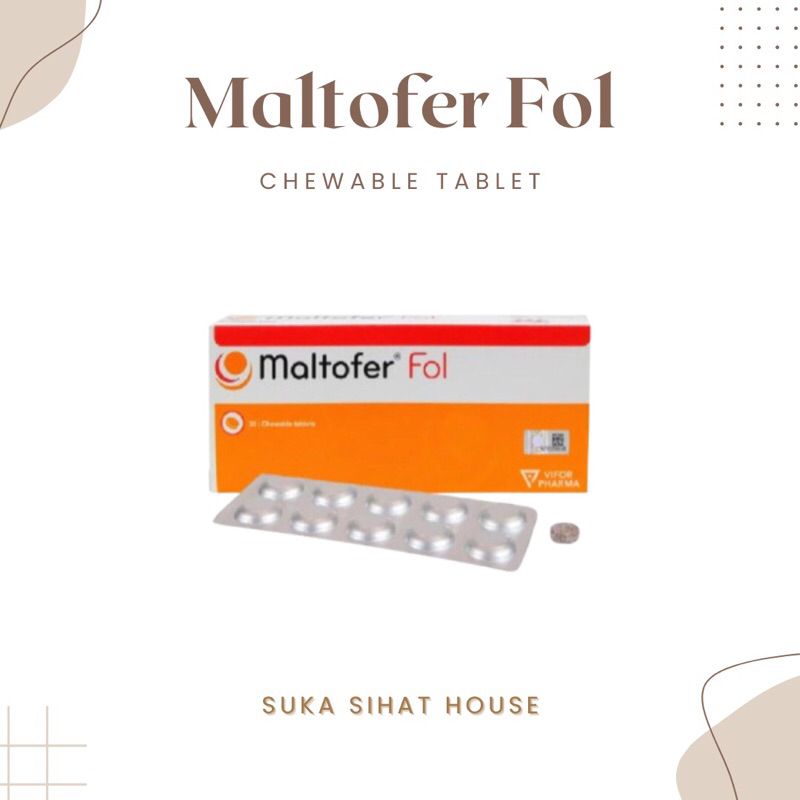 MALTOFER FOL Chewable Tab 30s (IRON) | Shopee Malaysia