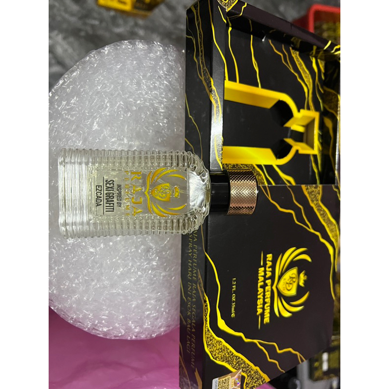 R AJA PERFUME 35ML SEBOTOL SECY GRAFITTI GRED PREMIUM ( KETAHANAN BAU ...
