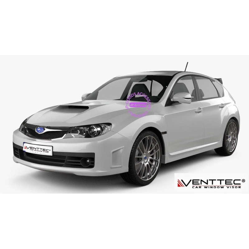 Subaru Impreza Hatchback 2007 - 2011 Venttec Door Visor High Quality ...