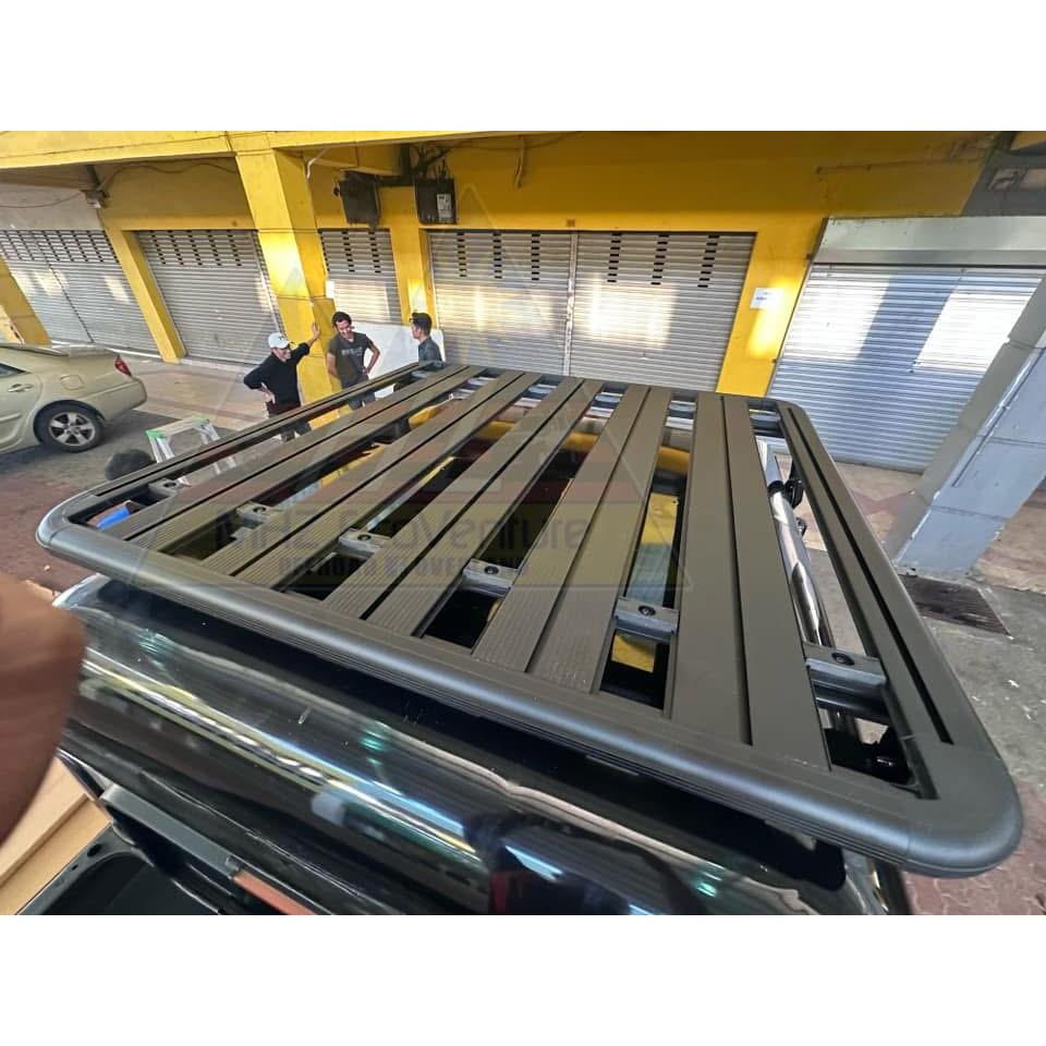 Land Rover Defender Crew Cab Dual Cab DCPU Aluminium Flat Roof Rack ...