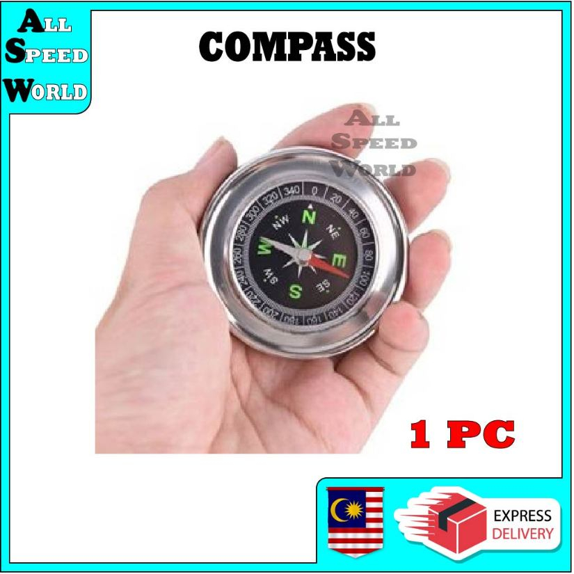 1 PC NAVIGATION COMPASS / FOLDING 60 mm PORTABLE OUTDOOR METAL ...