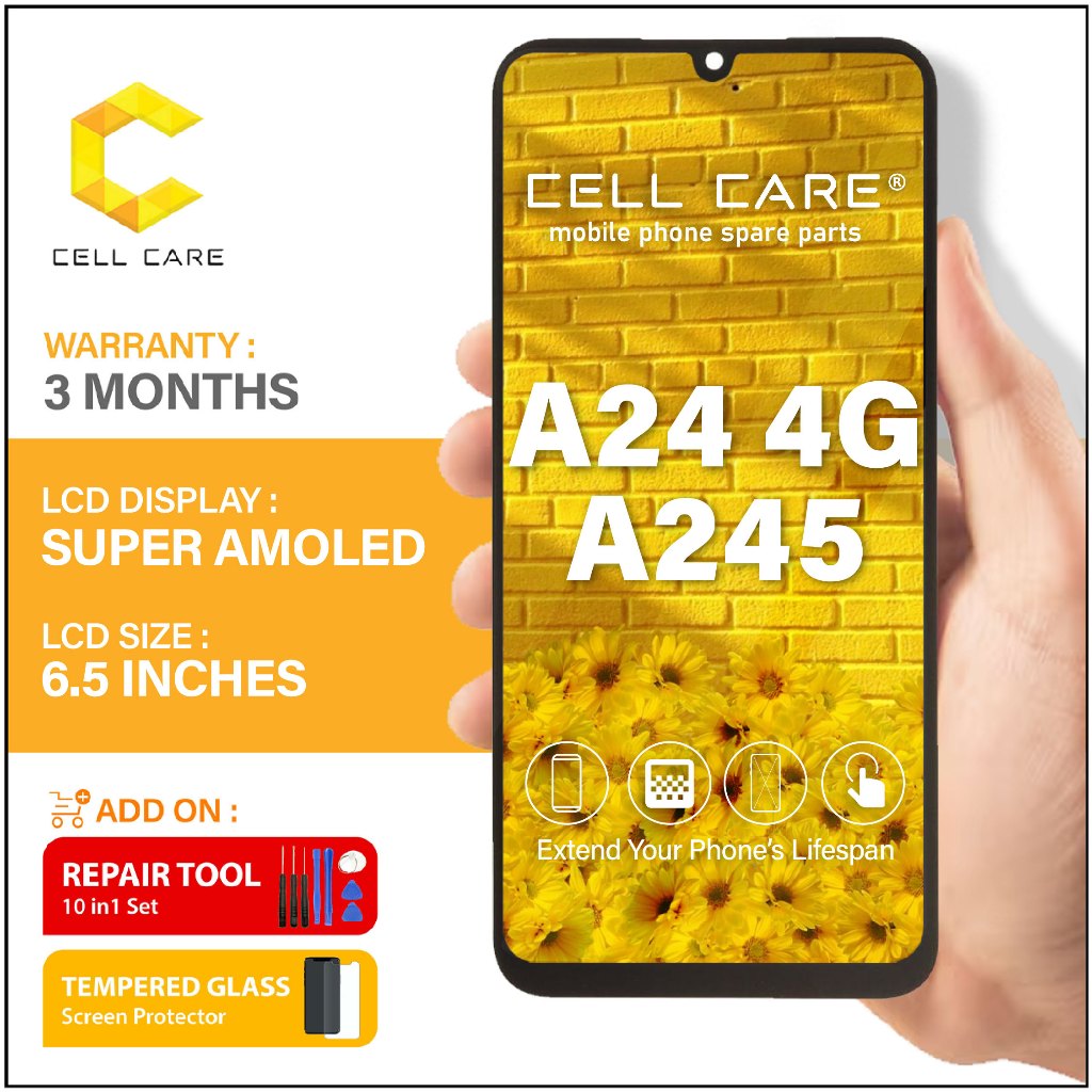 LCD Display Screen Compatible For SAMSUNG A24 4G A245F | Shopee Malaysia