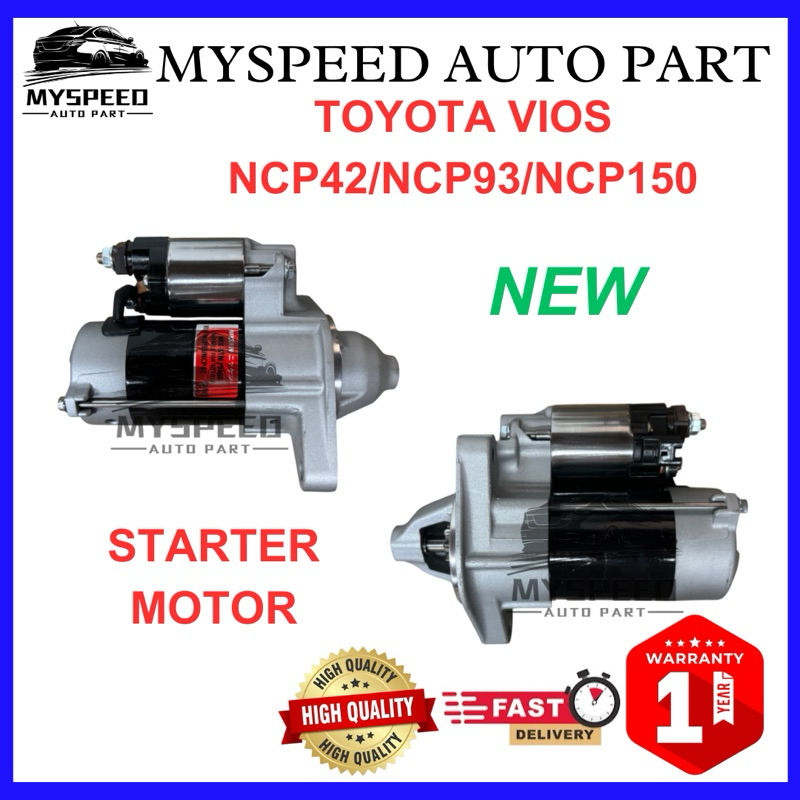 TOYOTA VIOS NCP42/NCP93/NCP150 STARTER MOTOR HIGH QUALITY | Shopee Malaysia