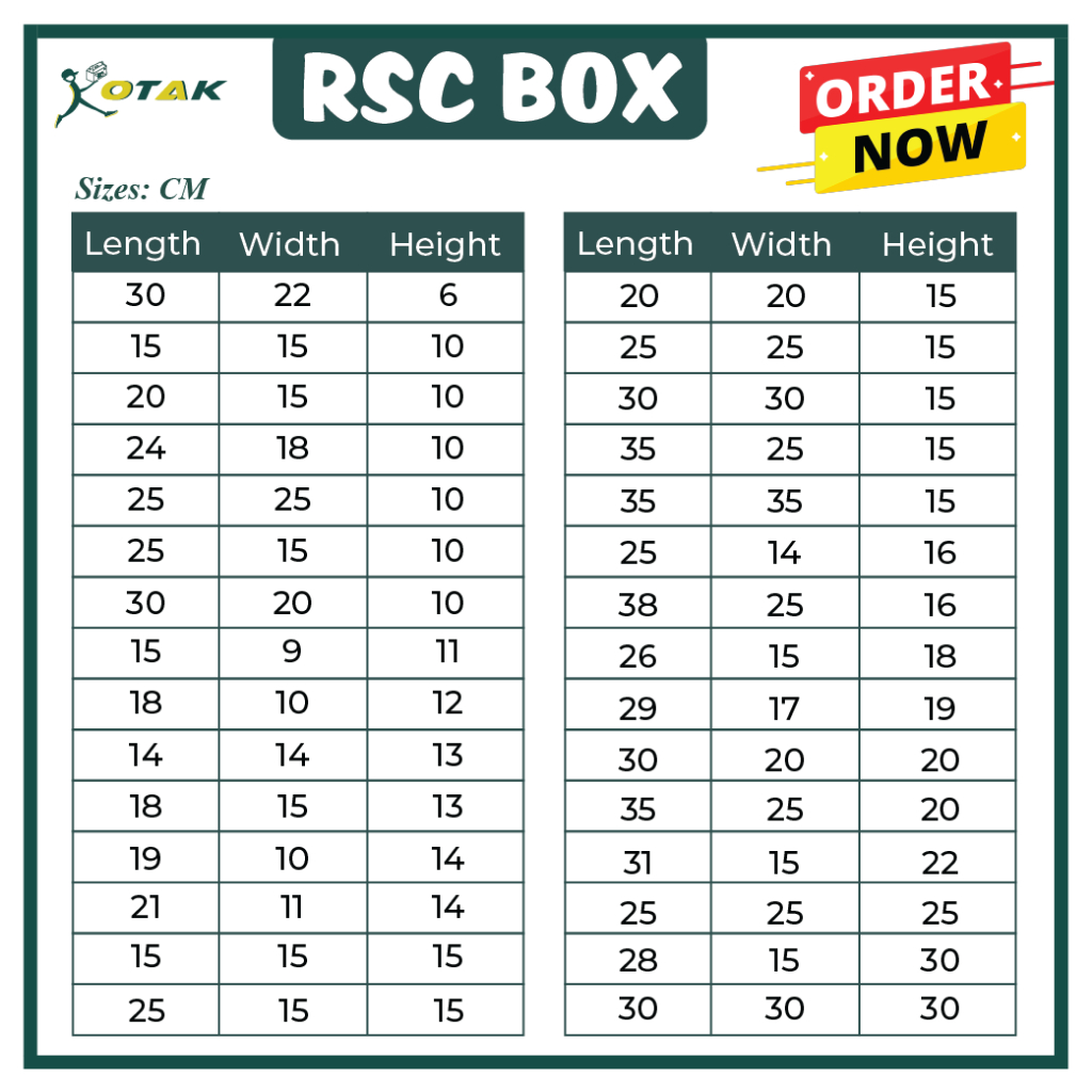 Kotak Plain RSC / Packaging Box / Normal Box / Carton Box | Shopee Malaysia
