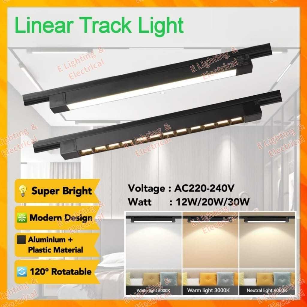 [NEW]Track Rail Liners Track Light LED Linear Lampu LED Flood Light 10W ...